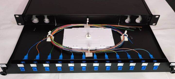 ODF 12-Port Optical Distribution Frame 12Core With 12pcs SC Pigtail ...