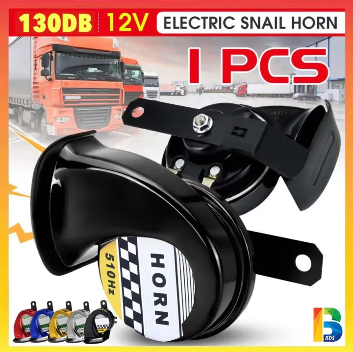 12V 130dB AIR HORNS Waterproof Car Truck Motorcycle Electric Siren Snail Loud Air Horns Air Horn ...