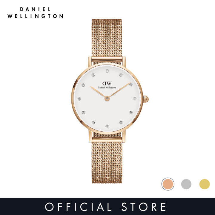 Daniel Wellington Petite 28mm Pressed Lumine White Dial- Watch for ...