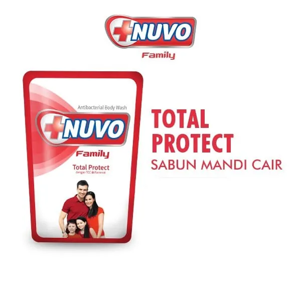 NUVO FAMILY Fresh Protect Sabun Mandi Cair Lemon Pouch 250 ml | NUVO ...