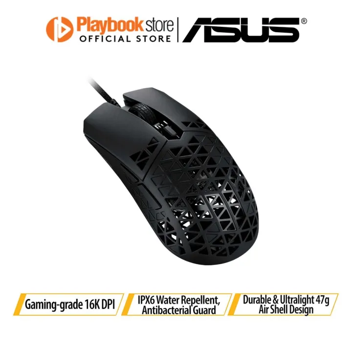 Asus TUF M4 Air Wired Gaming Mouse with Ultralight Air Shell Design ...