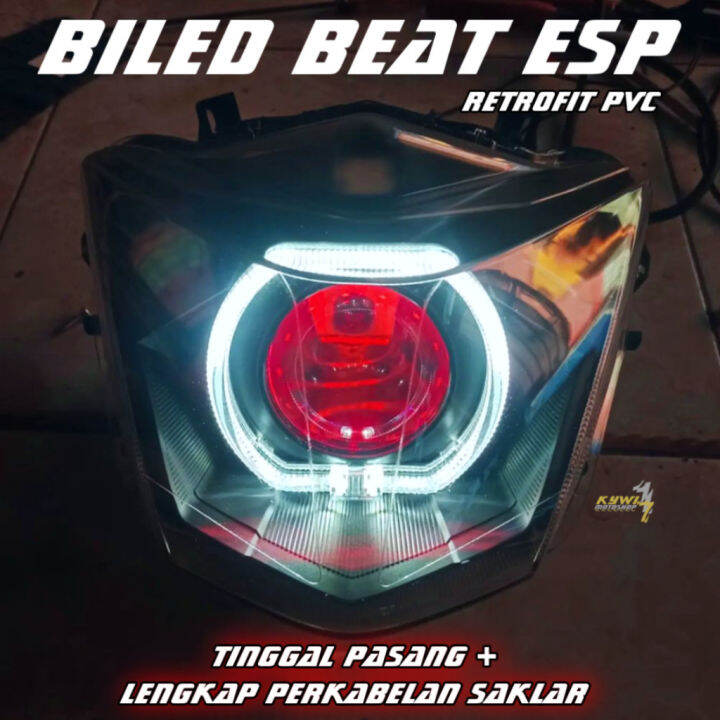 Paket biled beat esp turbo SE retrofir PVC plus saklar | Lazada Indonesia