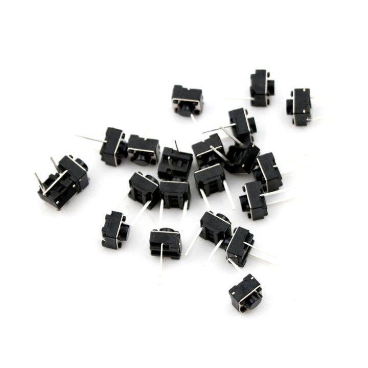 [JINXING] 20Pcs Momentary Tactile Tact Push Button 2 Pin Switch DIP 6 x ...