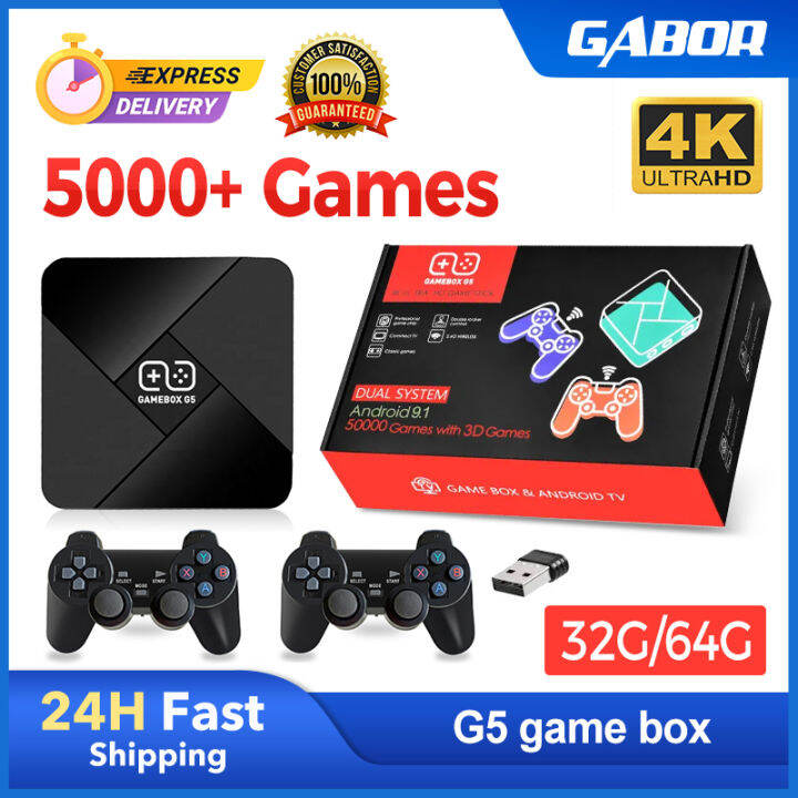 2023 new Android TV box + GAMEBOX G5 2in1 4K HD gaming Console 10000 ...