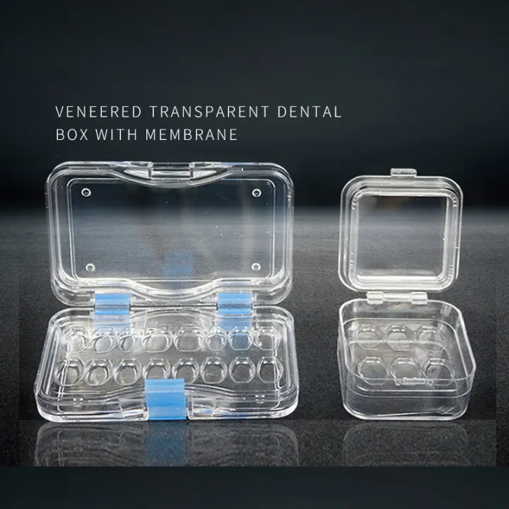 Dental veneer with membrane tooth box transparent storage box oral ...