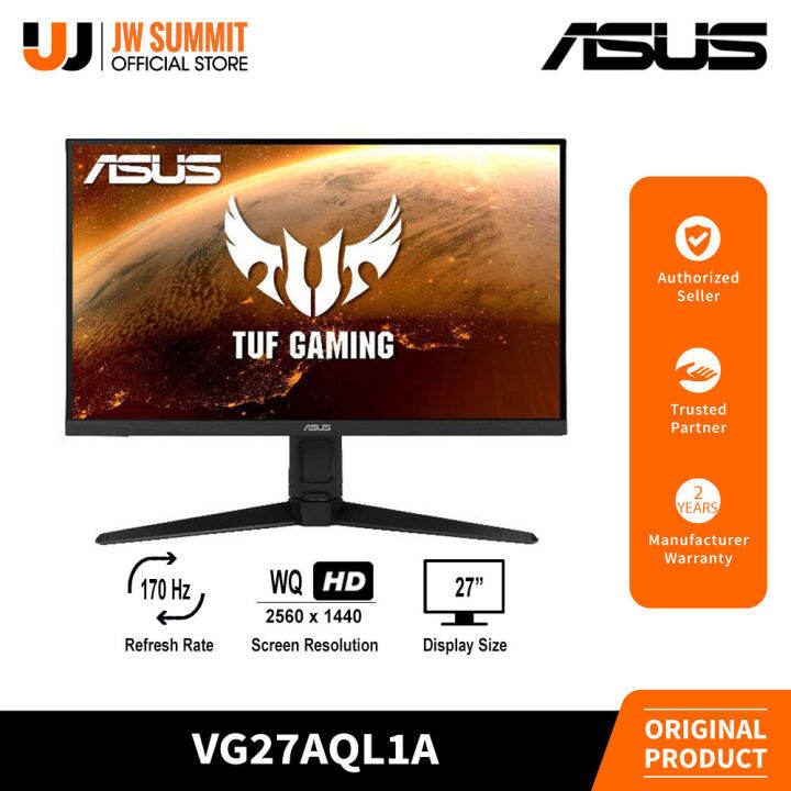 ASUS TUF Gaming VG27VQ Curved 27” Full HD 1920 x 1080, 165Hz Adaptive-sync, Freesync Gaming ...