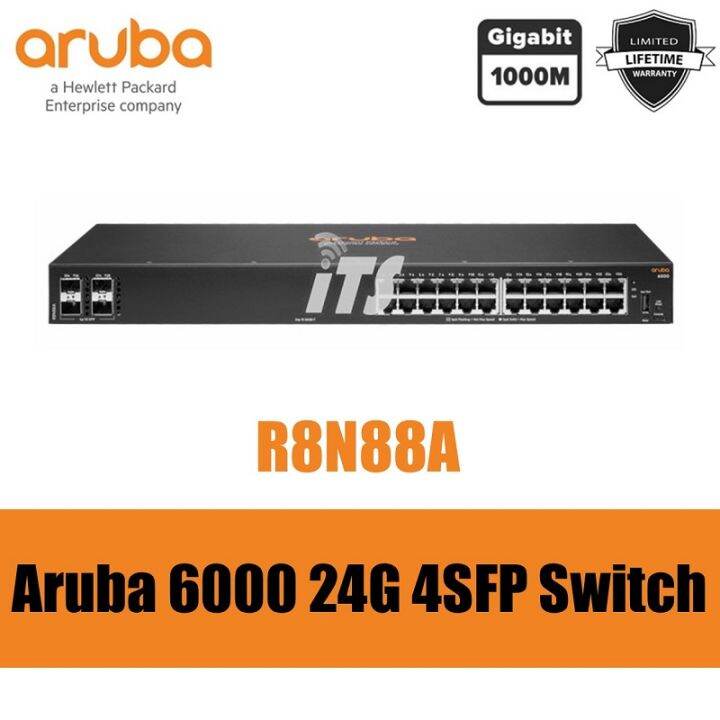Aruba 6000 24G 4SFP Switch (R8N88A) | Lazada