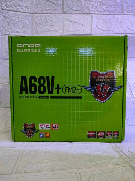 FM2+ Motherboard for Desktop Computer ONDA A68V+ AMD CPU A6 A8 A10 | Lazada PH