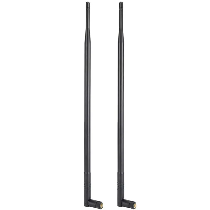 2X 12DBI WiFi Antenna, 2.4G/5G Dual Band High Gain Long Range WiFi ...