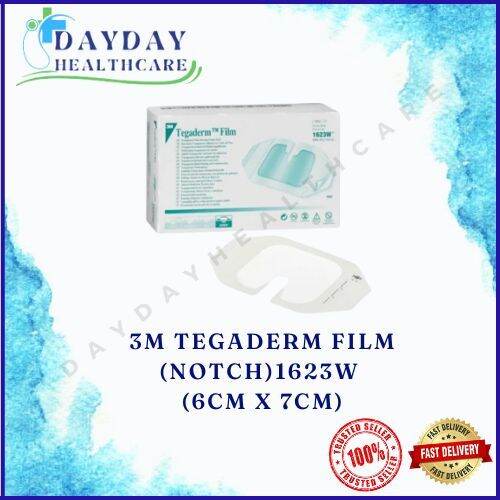 3M Tegaderm 6x7cm I.V with Notch 1pc (Ready Stock) | Lazada