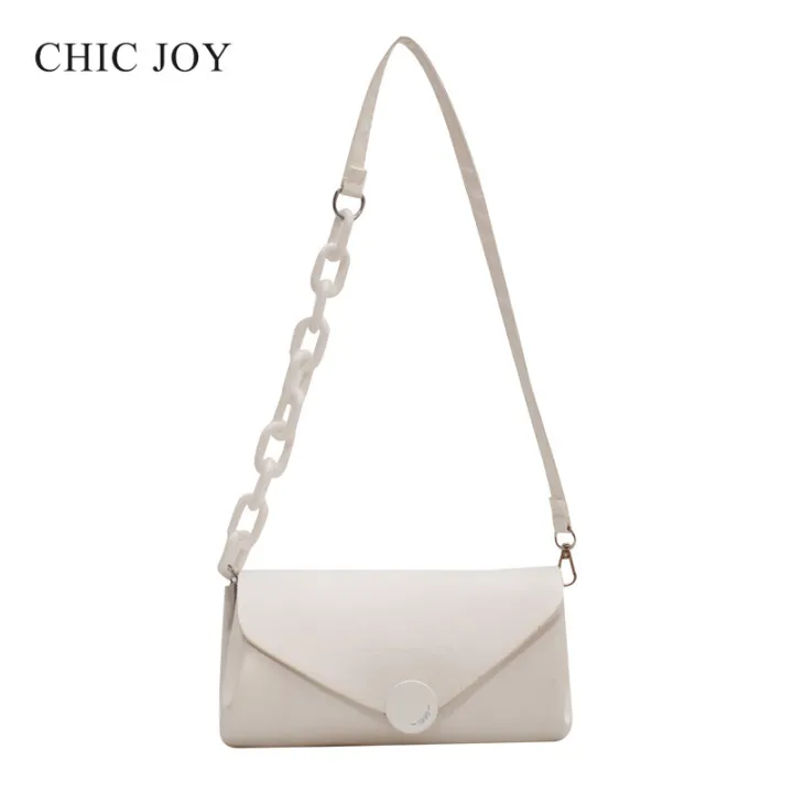 Cjoy กระเป๋าสะพาย ผู้หญิง กระเป๋าสตรีกระเป๋าสะพายหนัง Pu เวอร์ชั่นเกาหลีแฟชั่นรักแร้กระเป๋า ...