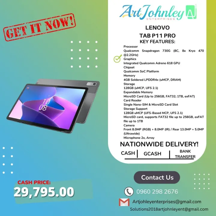 Lenovo Tab 11 Pro Lazada Ph