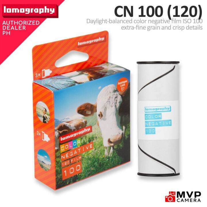 LOMOGRAPHY Color Negative Film 100 CN100 120 ISO 100 Medium Format ...