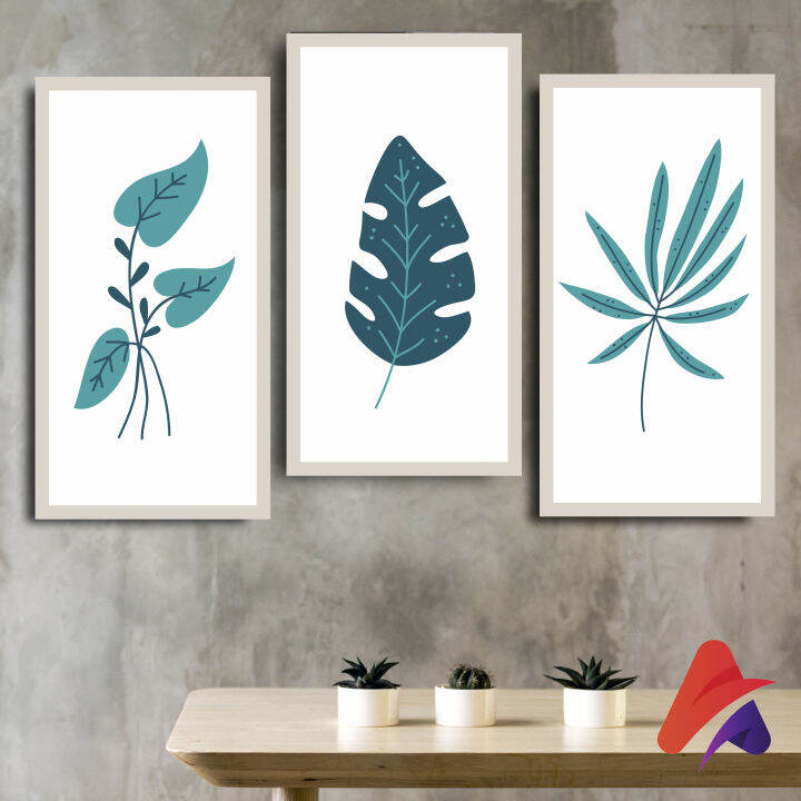 HIASAN DINDING DAUN VEKTOR WALL DECOR PAJANGAN POSTER KAYU DINDING DAUN ...