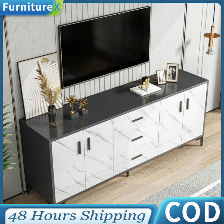 Simple TV Cabinet Nordic / TV Rack Stand Minimalist / Floor Cabinet ...