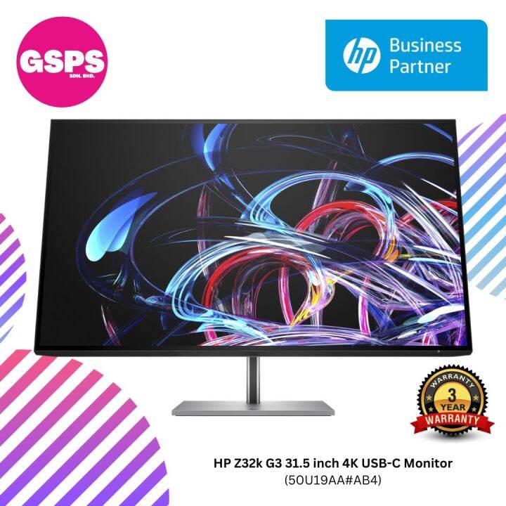 HP Z32k G3 31.5 inch 4K USB-C Monitor (50U19AA#AB4) | Lazada