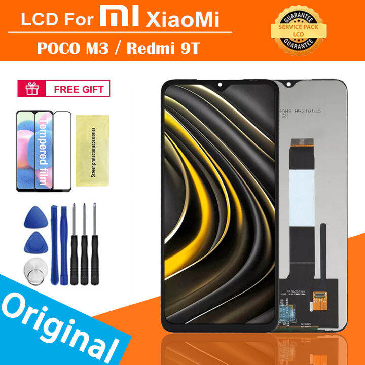 100% Tested For Xiaomi Poco M3 Redmi 9T Original Display LCD Touch ...