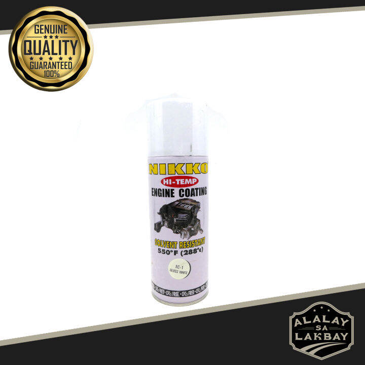 Nikko Spray Paint Hi Temp in White EC1 (1 pc) | Lazada PH