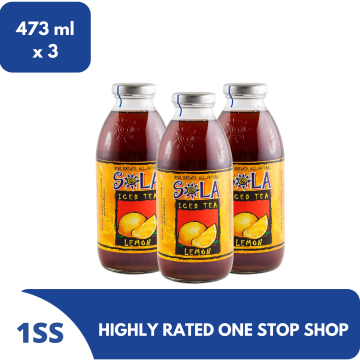 Sola Lemon Iced Tea, 473ml set of 3 | Lazada PH