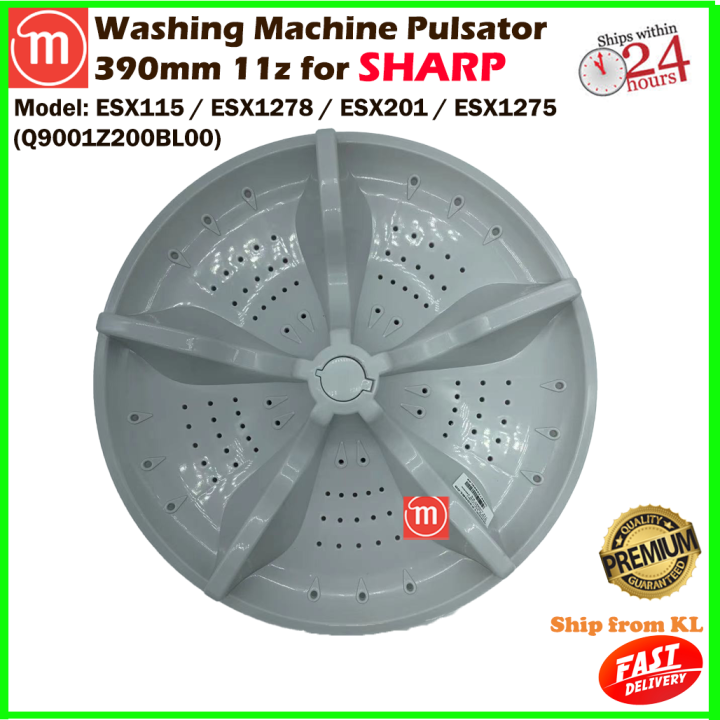 SHARP WASHING MACHINE PULSATOR ESX115 ESX1278 ESX201 ESX1275 390MM 11Z ...