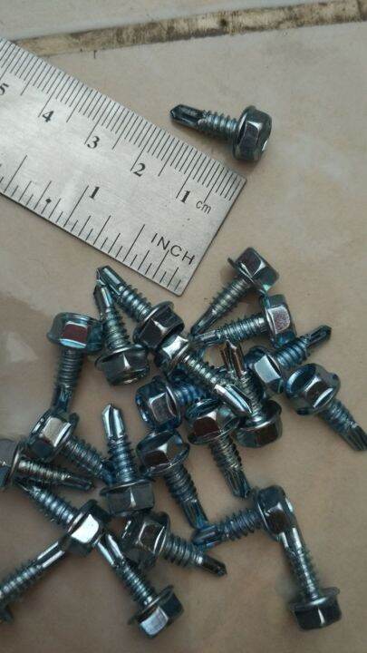 Skrup Baut Baja Ringan Roofing ukuran 1 cm | Lazada Indonesia