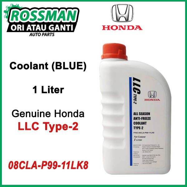 ORIGINAL HONDA GENUINE ANTI-FREEZE COOLANT TYPE-2 (1LITRE) BLUE COLOR ...