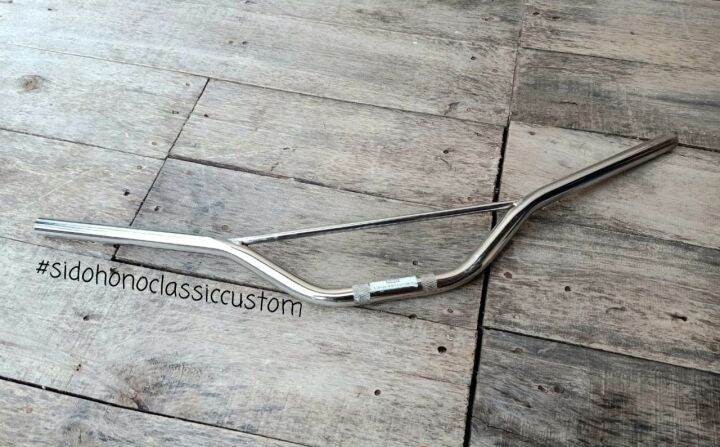 Stang stir trail jadul Suzuki TS palang universal besi krom | Lazada ...