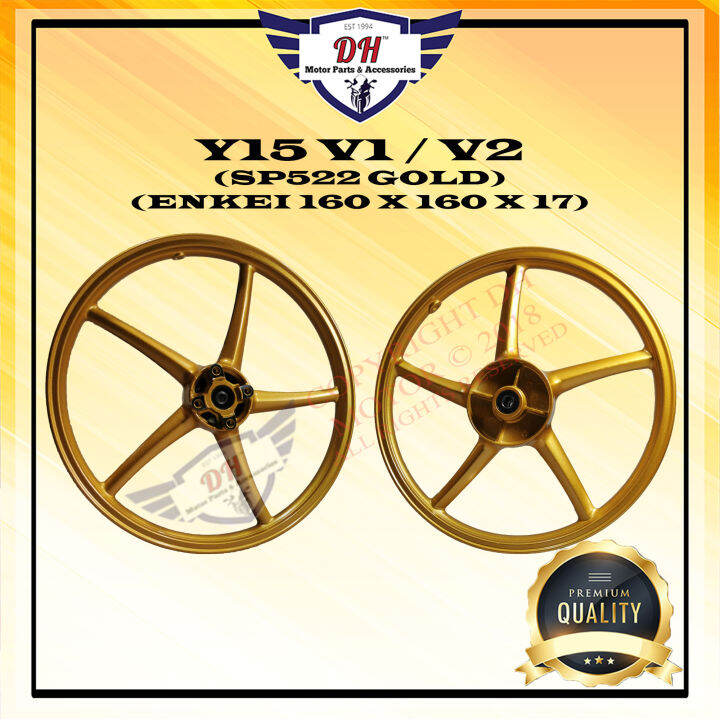 Y150 ZR V1 / V2 ENKEI FULL CHOP SPORT RIM WITH BUSH AND BEARING SP522 ...