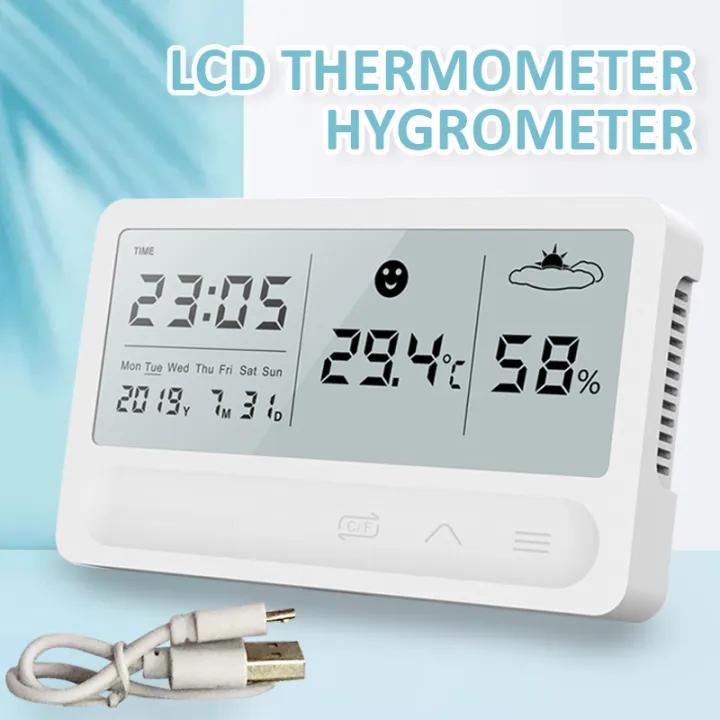 Indoor Lcd Digital Humidity Temperature Thermometer Sensor Room Hygrometer Meter Lazada Ph
