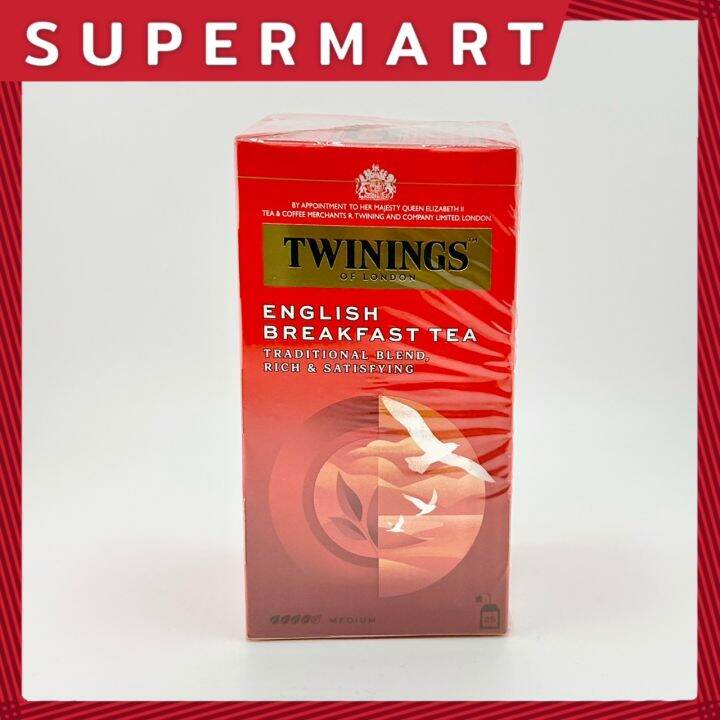 SUPERMART Twinings English Breakfast Tea 25*2 g. (50 g.) ชาทไวนิงส์ ...