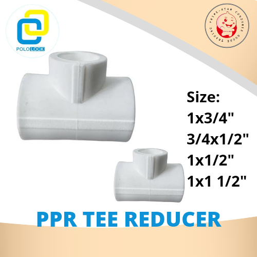 WHOLESALE [per pack] PPR PLAIN TEE REDUCER (3/4x1/2" , 1x1/2" , 1x3/4 ...