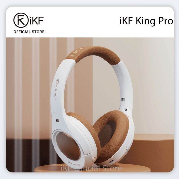 【ใหม่】iKF King Pro Active ตัดเสียงรบกวน ANC ชุดหูฟังไร้สาย Bluetooth หูฟังสแตนด์บายแบบยาวพิเศษ ...