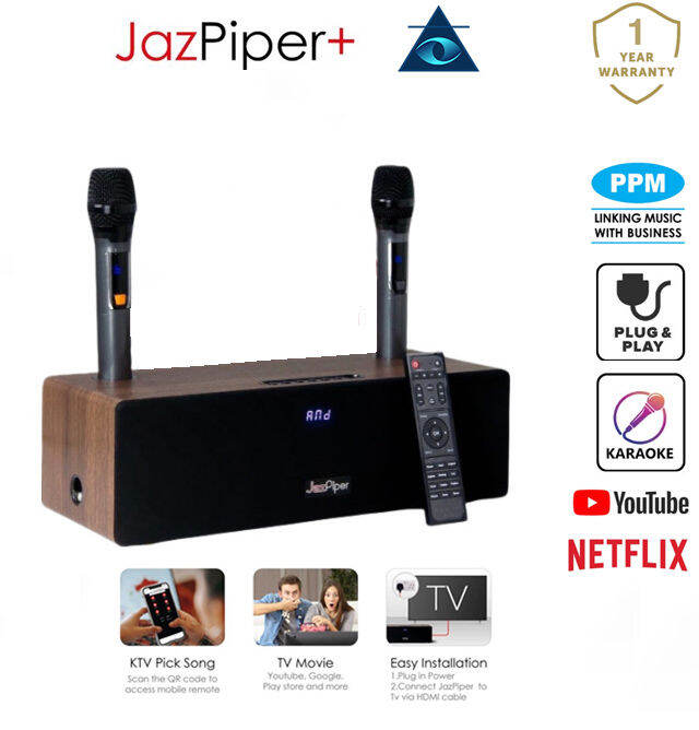 Jazpiper Plus Family Karaoke Sound Bar All-in-one Wifi Amplifier Speaker | Lazada