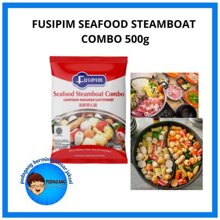 FUSIPIM SEAFOOD STEAMBOAT COMBO 500g/ Shabu- Shabu 500g/ Seafood ...