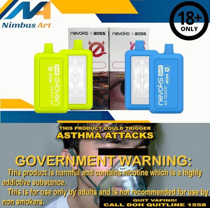 NEVOKS BAR X BOSS AK10000 DISPO POD ORIGINAL | Lazada PH