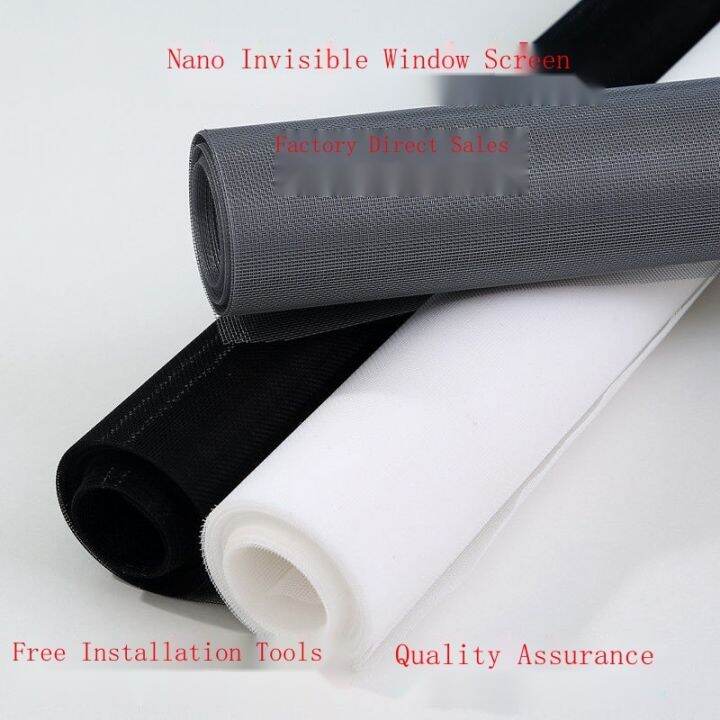 Nano Stealth Window Screening Mesh Screens Mosquitoes Ventilated ...