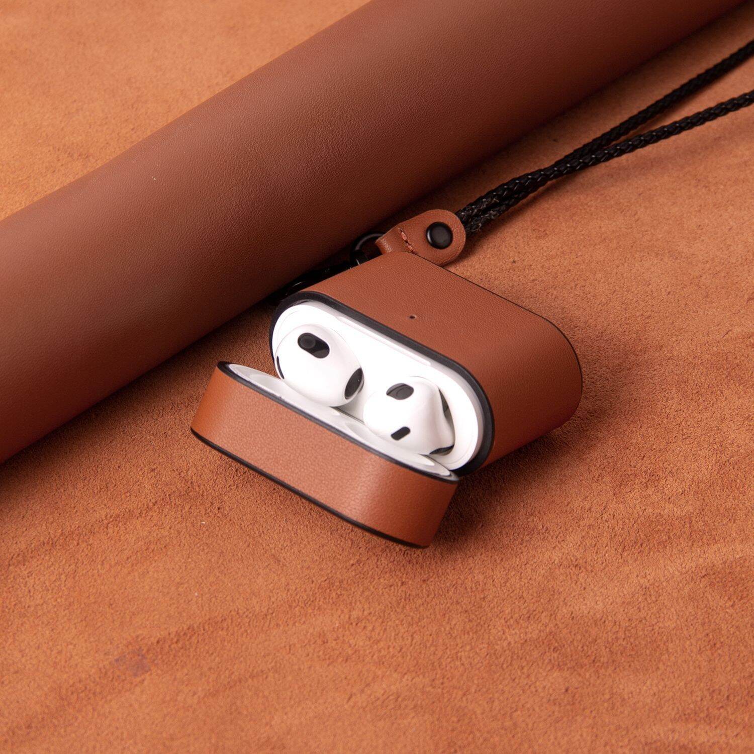 ใหม่! หนังแท้ เคสป้องกัน Airpods case เคสสำหรับรุ่นAirpods 1/2/3/pro ...