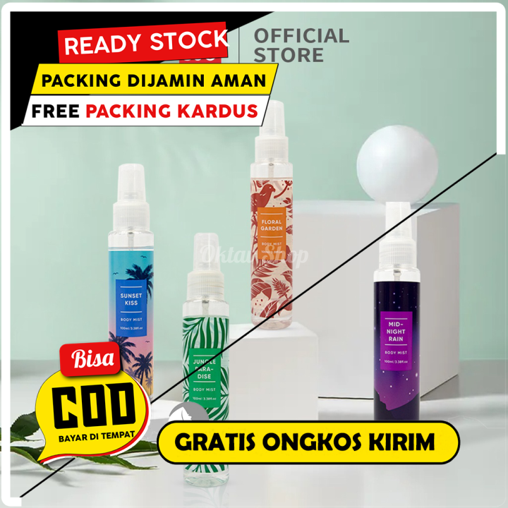 Body Mist Parfum Fragrance Mist Perfum Spray Wanita Pria 100ml ...
