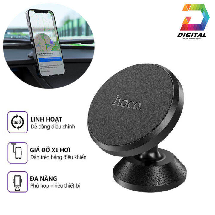 Giá Đỡ Điện Thoại Trên Xe Hơi Hoco CA79 Chính Hãng Hít Siêu Chắc ...