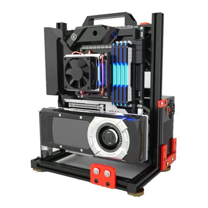 Mod Desktop Pc Cabinet Itx Matx Atx Eatx Pc Case Open Frame Water