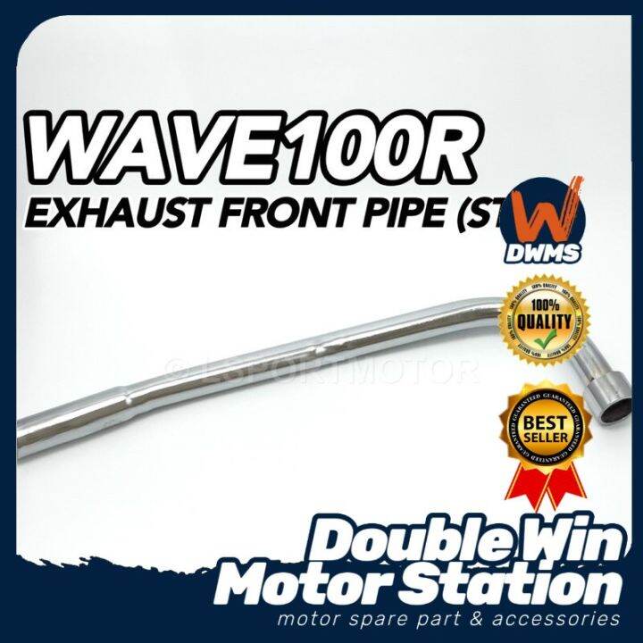 HONDA WAVE100R EXHAUST FRONT PIPE (STANDARD) EKZOS MUFFLER PIPE DEPAN ...