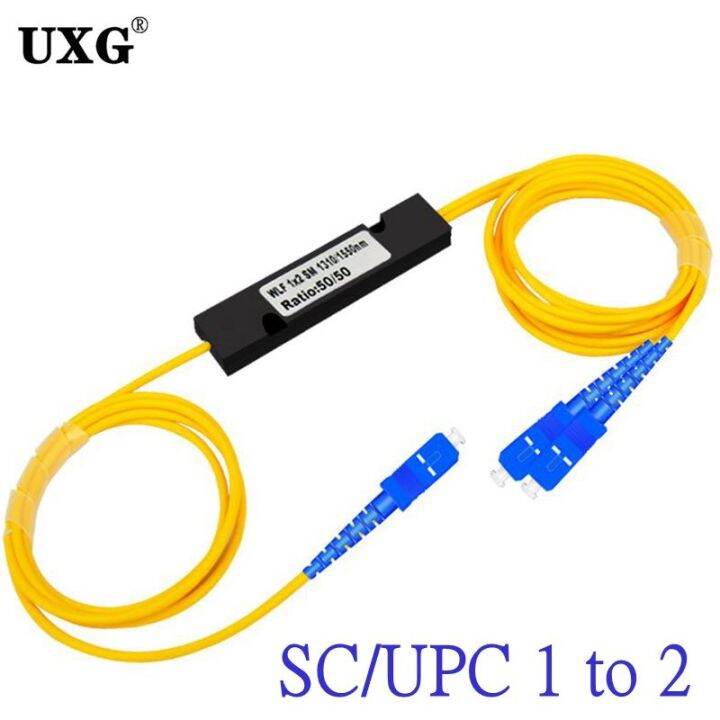 Fiber Optical 2m Ftth SC UPC 1 To 2 Single Mode SC Optical Fiber ...