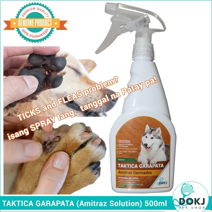 Ships immediately TAKTICA GARAPATA (Amitraz Dermadex) Medication Dogs ...