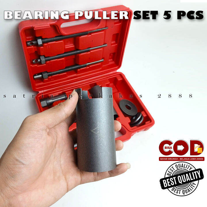 YUKIDO Bearing Puller Disassembler 5 Pcs Box Plastik LE/ Alat Pelepas ...