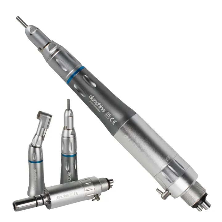 4Holes Dental Slow Low Speed Handpiece Straight nose cone Contra Angle ...