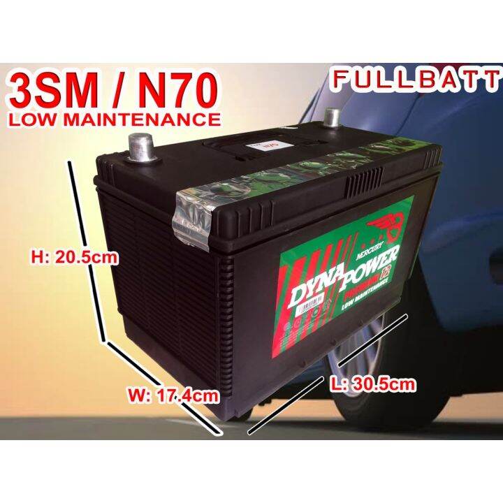 3SM Dyna Power Premium Battery Low Maintenance | Lazada PH