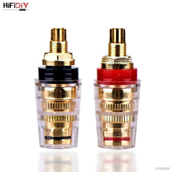 HIFIDIY LIVE DIY speaker terminal connector binding post HIFI amplifier ...
