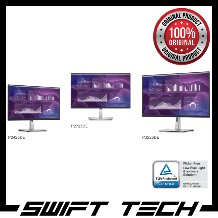 DELL P3223DE / P2723DE / P2423DE USB-C HUB MONITORS WITH QHD 1440P ...
