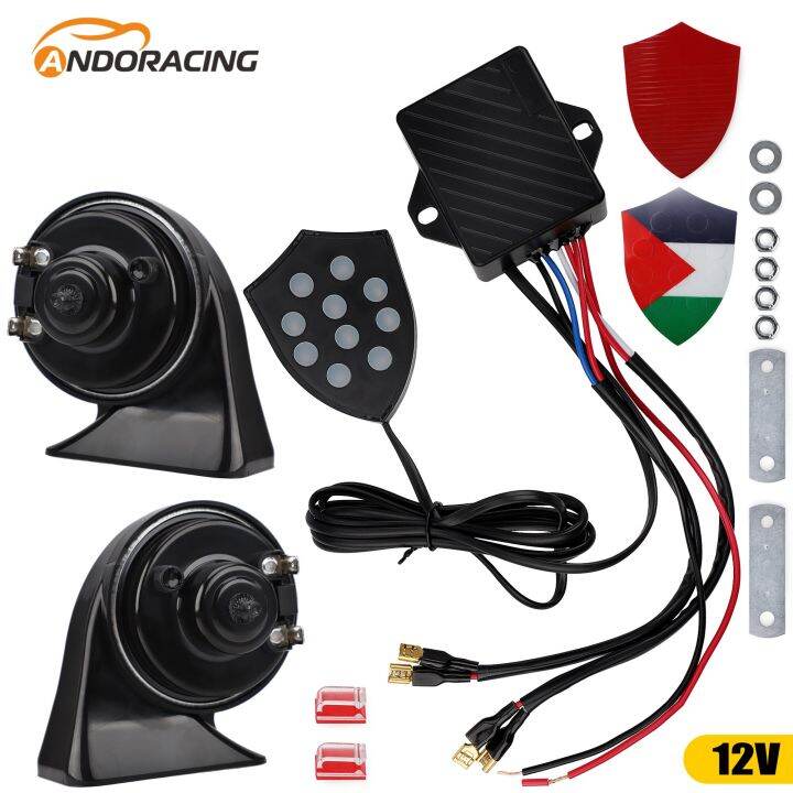 Universal Electronic Horn 10 Sound Musical 12V Controller Regulator ...