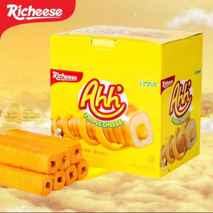 Richeese Nabati Ahh isi 20 pcs / Snack Nabati Richeese Keju | Lazada ...